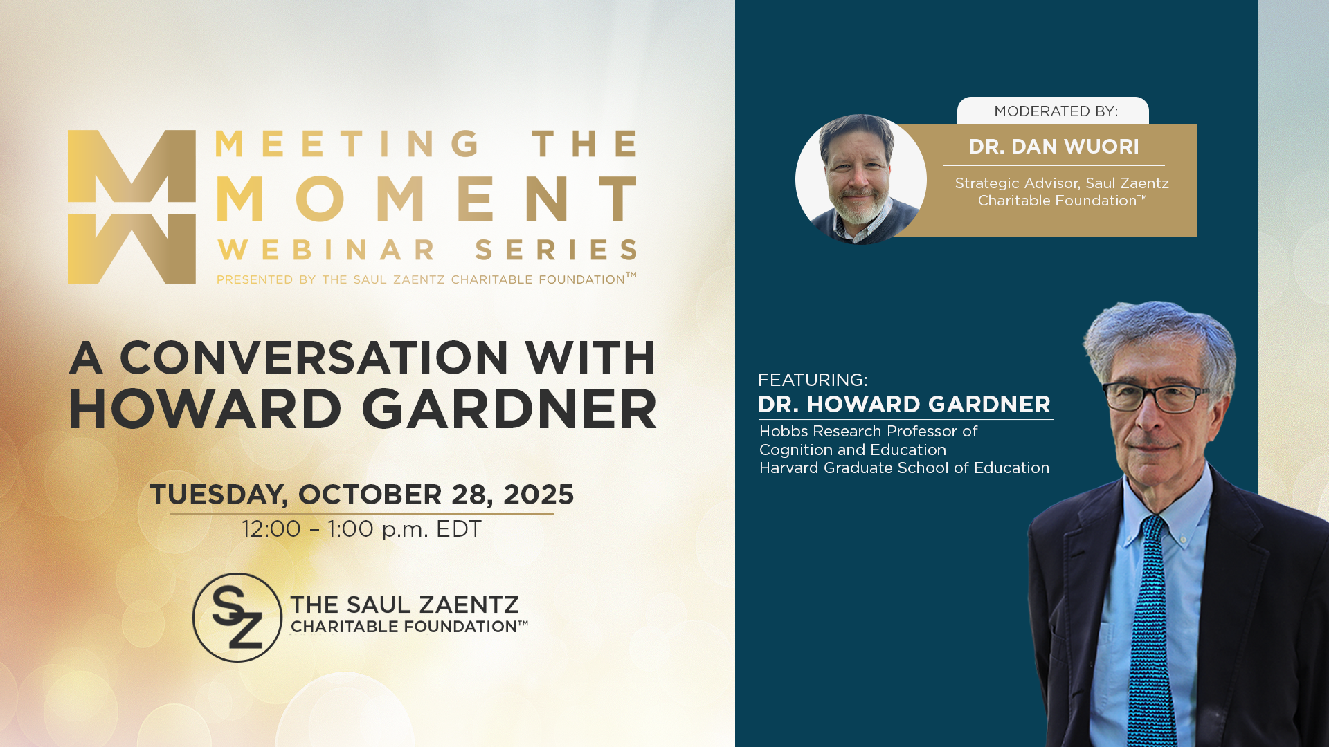 Webinar | Saul Zaentz Charitable Foundation
